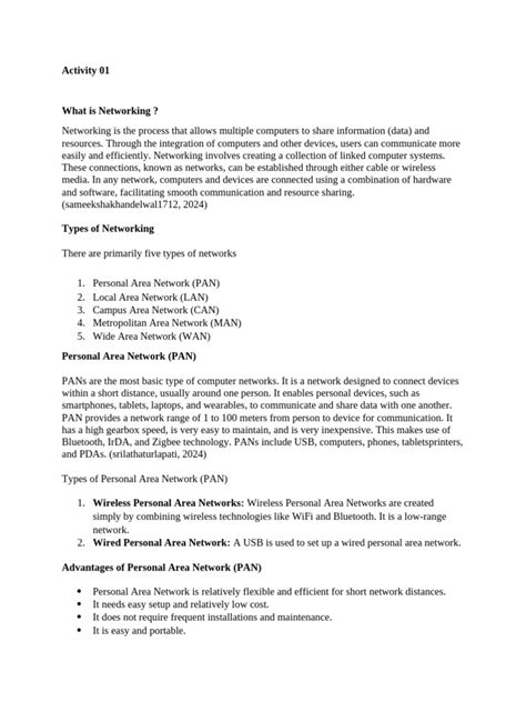 Networking Assignment | PDF | Computer Network | Network Topology