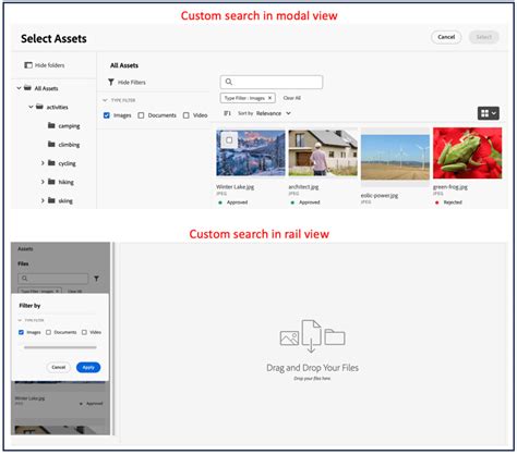Asset Selector For Adobe Experience Manager As A Cloud Service Adobe Experience Manager
