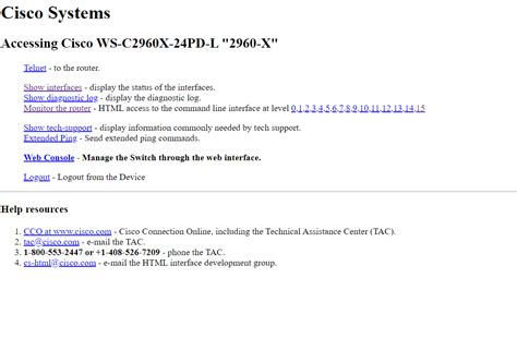Solved Cisco Ws C2960x 24pd L Web Interface Not Working Cisco Community