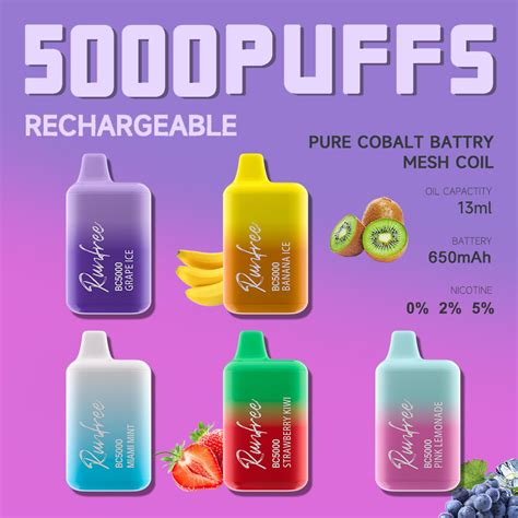 2024 Disposable Electronic Cigarette Wholesale I Vape Custom Vaporizer Pen 2 5 Runfree Bc5000