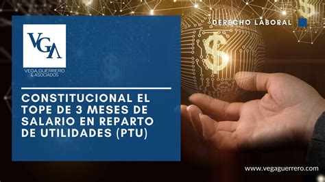 Constitucional El Tope De 3 Meses De Salario En Reparto De Utilidades PTU Vega Guerrero