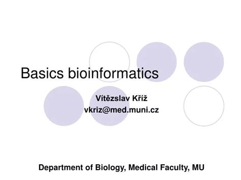 Ppt Basics Bioinformatics Powerpoint Presentation Free Download Id