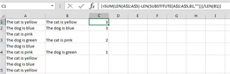Sql How To Count Occurrence Of Each Sentence In Excel In This
