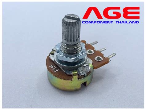 ตัวต้านทานปรับค่าได้ 1m Ohm B1m Volume Vr Potentiometer Variable