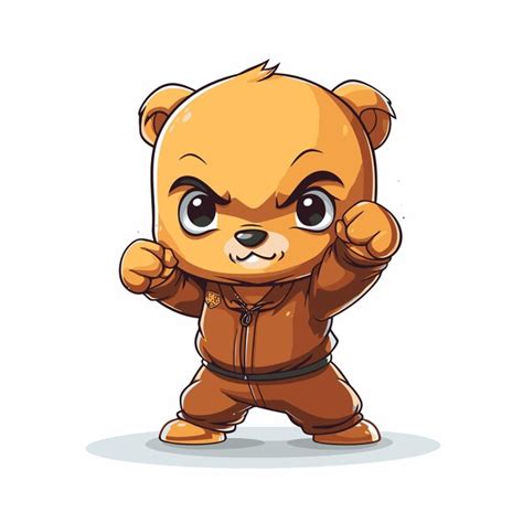 Premium Vector Chibi Bear
