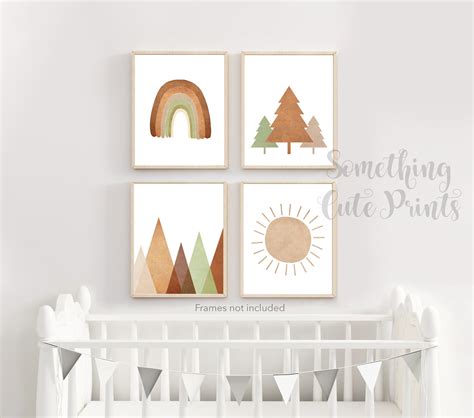 Boho Nursery Prints Nursery Wall Art Boho Nursery Wall Art Etsy Artofit