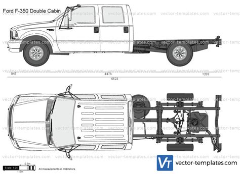 Templates Cars Ford Ford F 350 Double Cabin Chassis