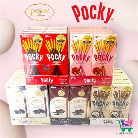 Glico Pockypejoy Mini Chocolate Half Size 20 Gram Pack 10pcs Contents