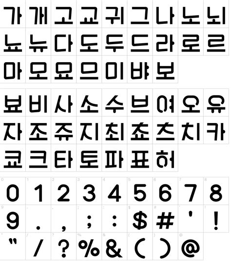 폰트 다운로드 Ef A1
