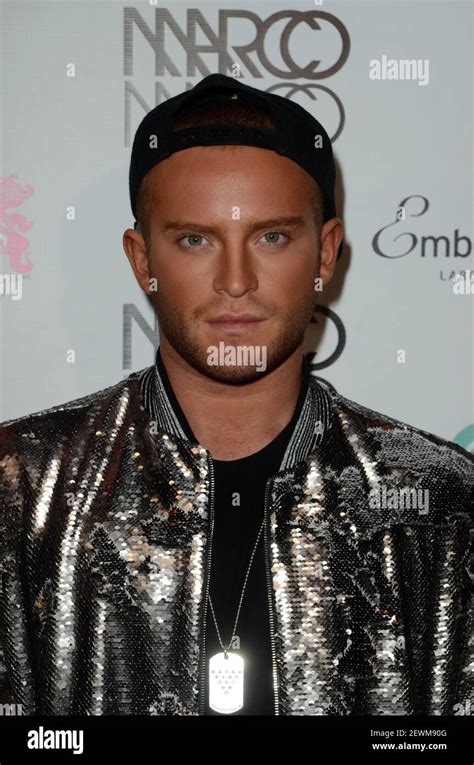 August Getty At The Marco Marco Fashion Show At The Globe Theater In