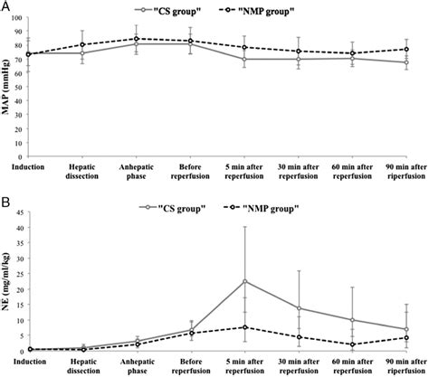 Course Of Norepinephrine Infusion And Mean Arterial Pressure Over Time Download Scientific