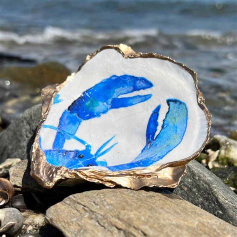 Lobster Oyster Shell Ring Dish Lisa Marie S