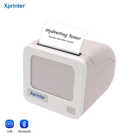 Xprinter 58mm Direct Thermal Label Printer Xp Bq1 Bluetooth Mini