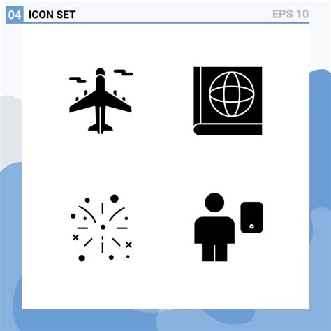 Creative Icons Modern Signs And Symbols Of Airplane Avatar World