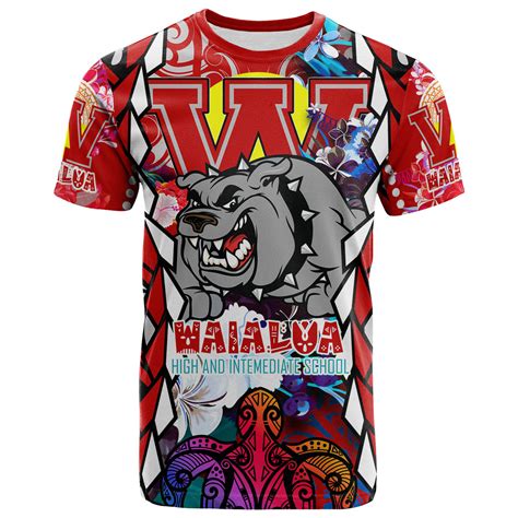 Hawaii Custom Personalised T Shirt Waialua High And Intermediate School
