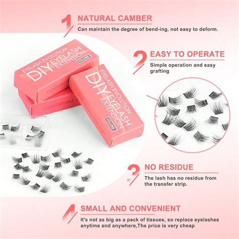 10 Boxes Cluster Lashes 120pcs D Curl Lash Clusters Diy Lash Extension