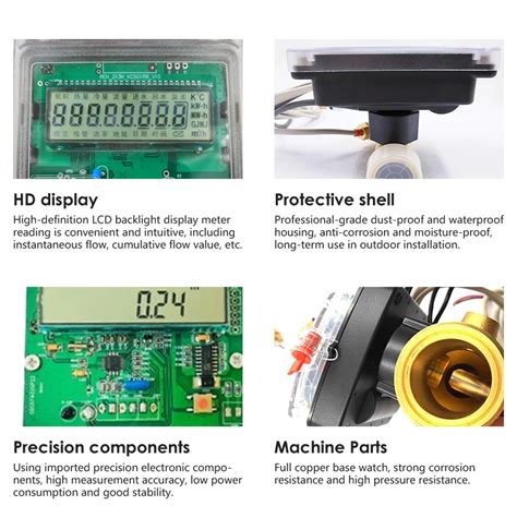 Ultrasonic Btu Type Meter Smart Water Flow Measurement