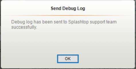 How Do I Send Debug Logs Splashtop Personal Support