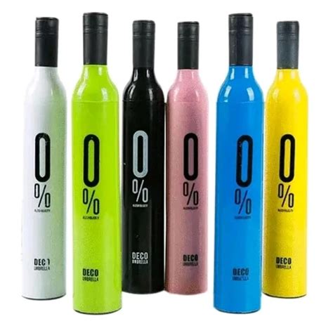 Multicolor Cute Bottle Umbrella