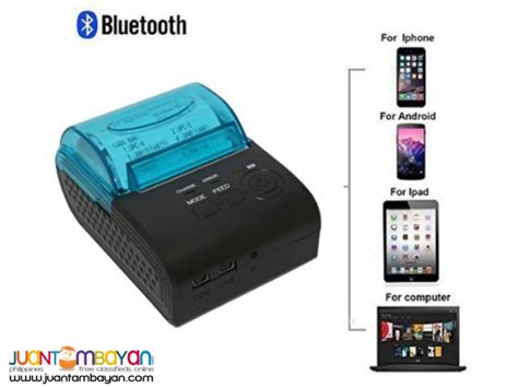 Bluetooth Mini Portable Thermal POS Printer Mm Android And IOS