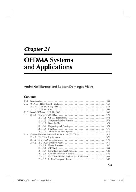 Pdf Orthogonal Frequency Division Multiple Access Fundamentals And Applications
