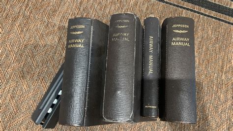 Jeppesen Airway Manuals Leather Journals And 7 Hole Puncher 4608854769