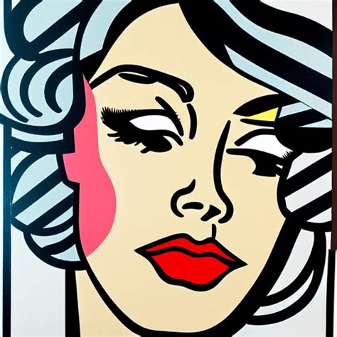 Roy Lichtenstein Portrait
