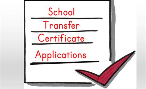 Application For Transfer Certificate From School