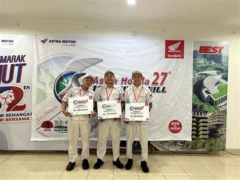 Astra Honda Technical Skill Contest 2023 Regional Kaltim 1 Cetak
