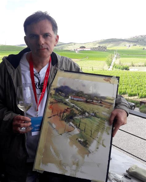巴西水彩画家Antonio Giacomin作品欣赏小镇风光 侵权