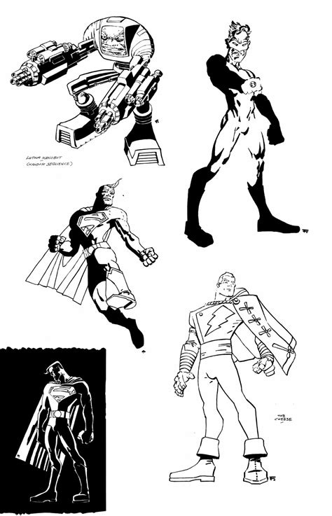 The Dark Knight Strikes Again Character Designs By Frank Miller In 2025