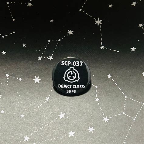 Scp Foundation Escaped Scp Identifier Button Pin Etsy