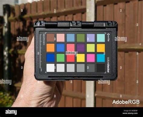 Photograph Of X Rite Passport Colour Calibration Target Image Was
