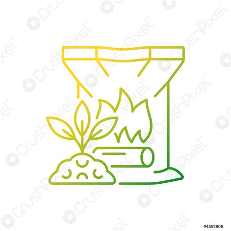 Wood Ash Gradient Linear Vector Icon Stock Vector 4502805 Crushpixel