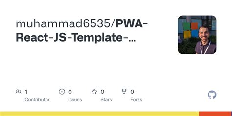 GitHub Muhammad6535 PWA React JS Template Project With Tailwind CSS