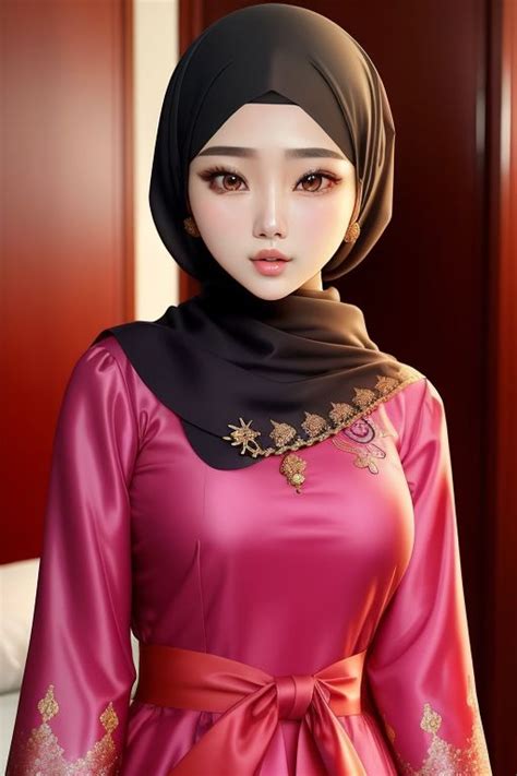 Korean Girl In Hijab Korean Girl Asian Girl Korean Image Girl Hijab