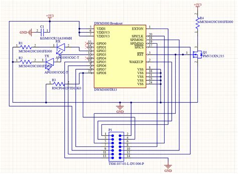 Dwm3000 Breakout Schematic Pcb Ultra Wideband Qorvo Tech Forum