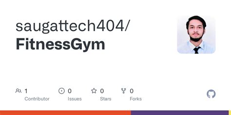 GitHub Saugattech FitnessGym
