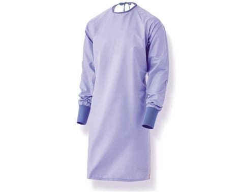 Medline Blockade Backless Medical Cover Gown Blue L 1ct