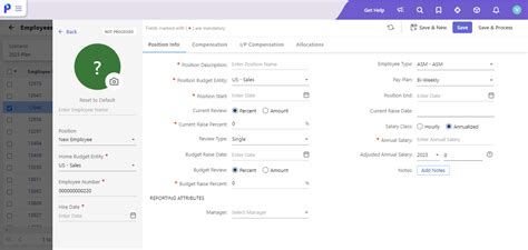Workforce Planning Ui