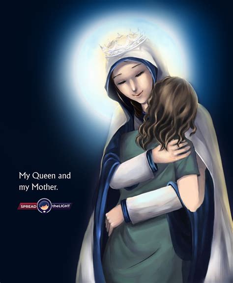 The Virgin Mary Our Queen And Our Spread The Light