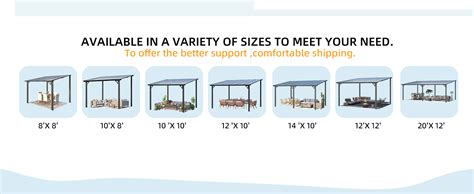 Amazon AECOJOY Wall Gazebo X Hard Top Gazebos Pergola On Clearance Outdoor Patio