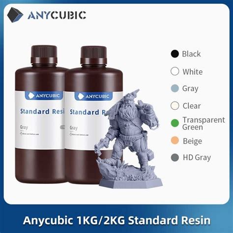 Nm UV ANYCUBIC Resin LCD Printer Quick Curing Liquid Bottle Resina Para Sa Photon Mono X D A