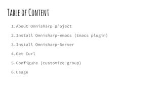Omnisharp Up And Running Ppt