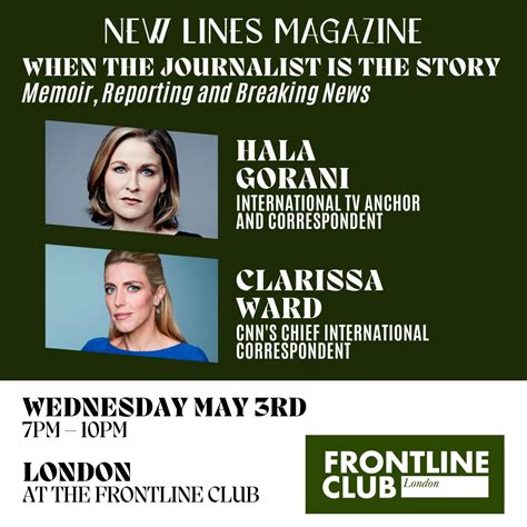 Frontline Club On Twitter Rt Newlinesmag London May 3 At Frontlineclub After Events In