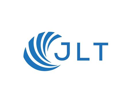 JLT Abstract Business Growth Logo Design On White Background JLT Creative Initials Letter Logo