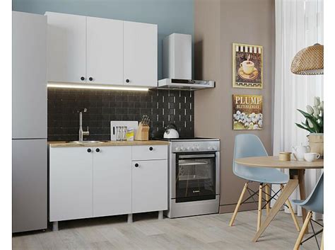 Кухонный гарнитур ДЕМИ Белый/Белый | 120 см купить недорого по цене от ...