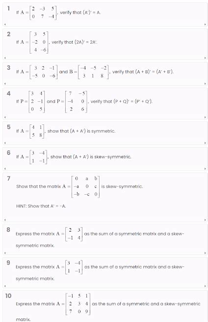 matrices