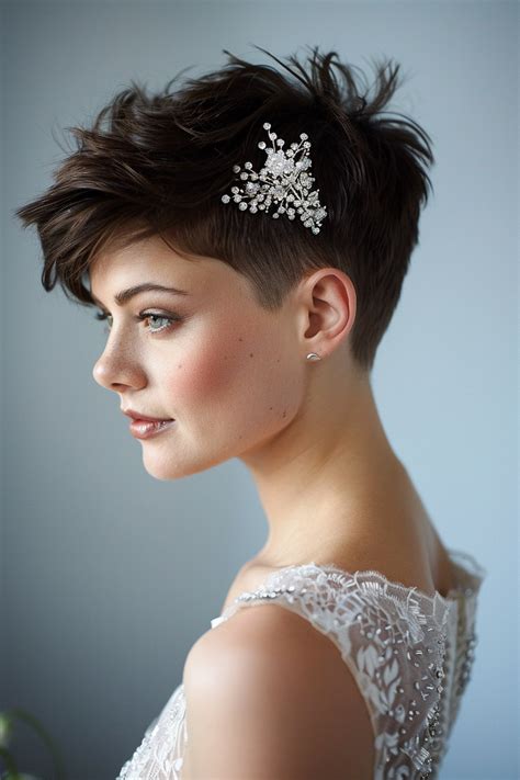 Chic Wedding Hairstyles For Short Hair That Wow