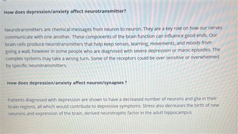 How Does Depression Anxiety Affect StudyX